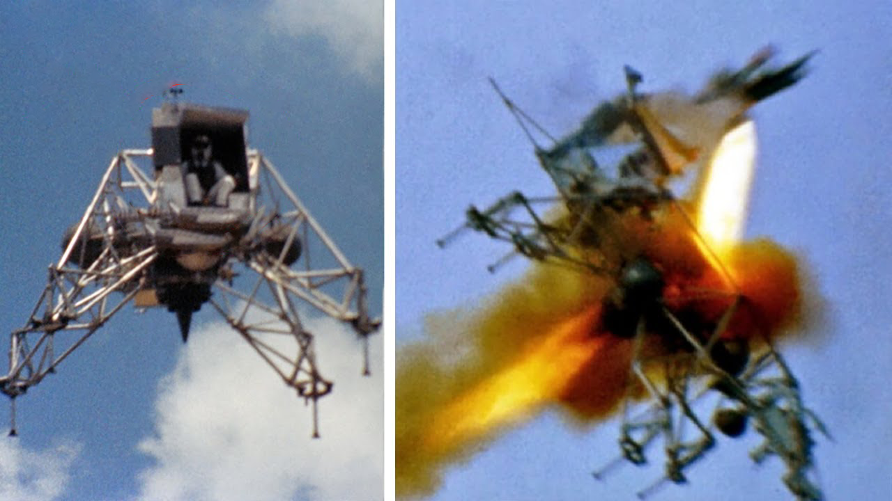 Moon Lander Explosion: Dark Footage