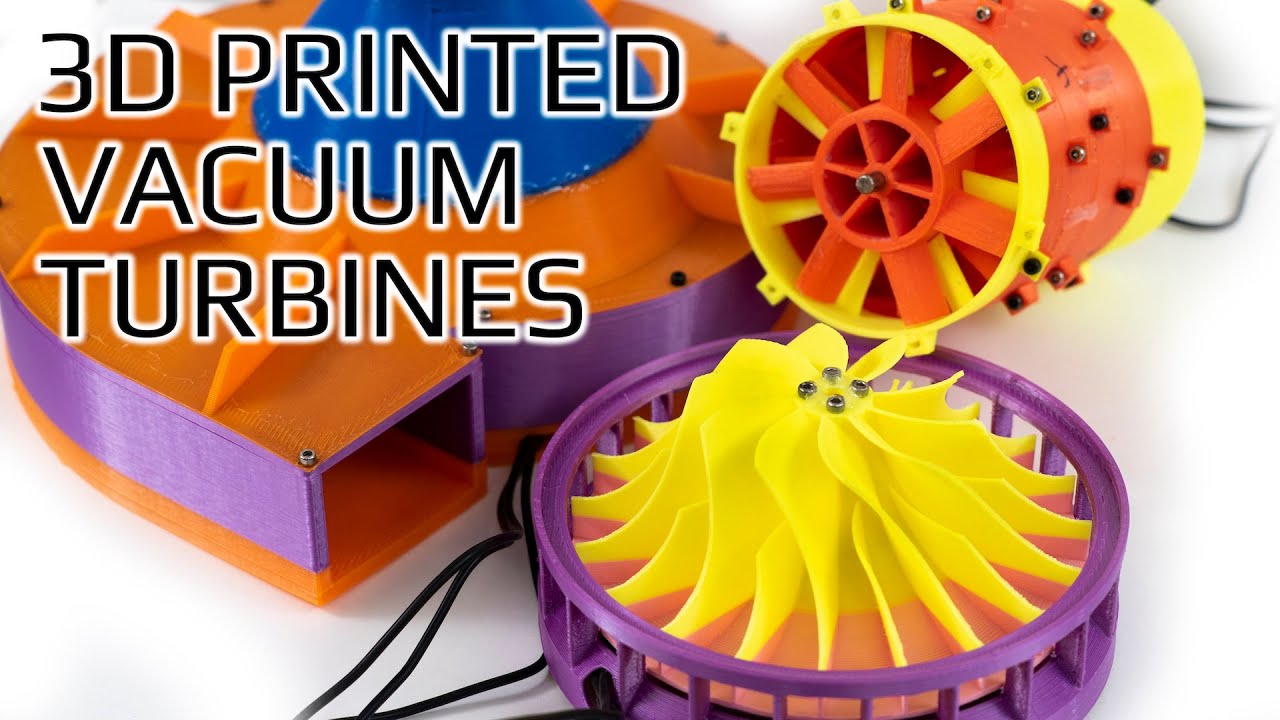 3D Printed Vacuum Impellers – DIY Guide & Performance Test
