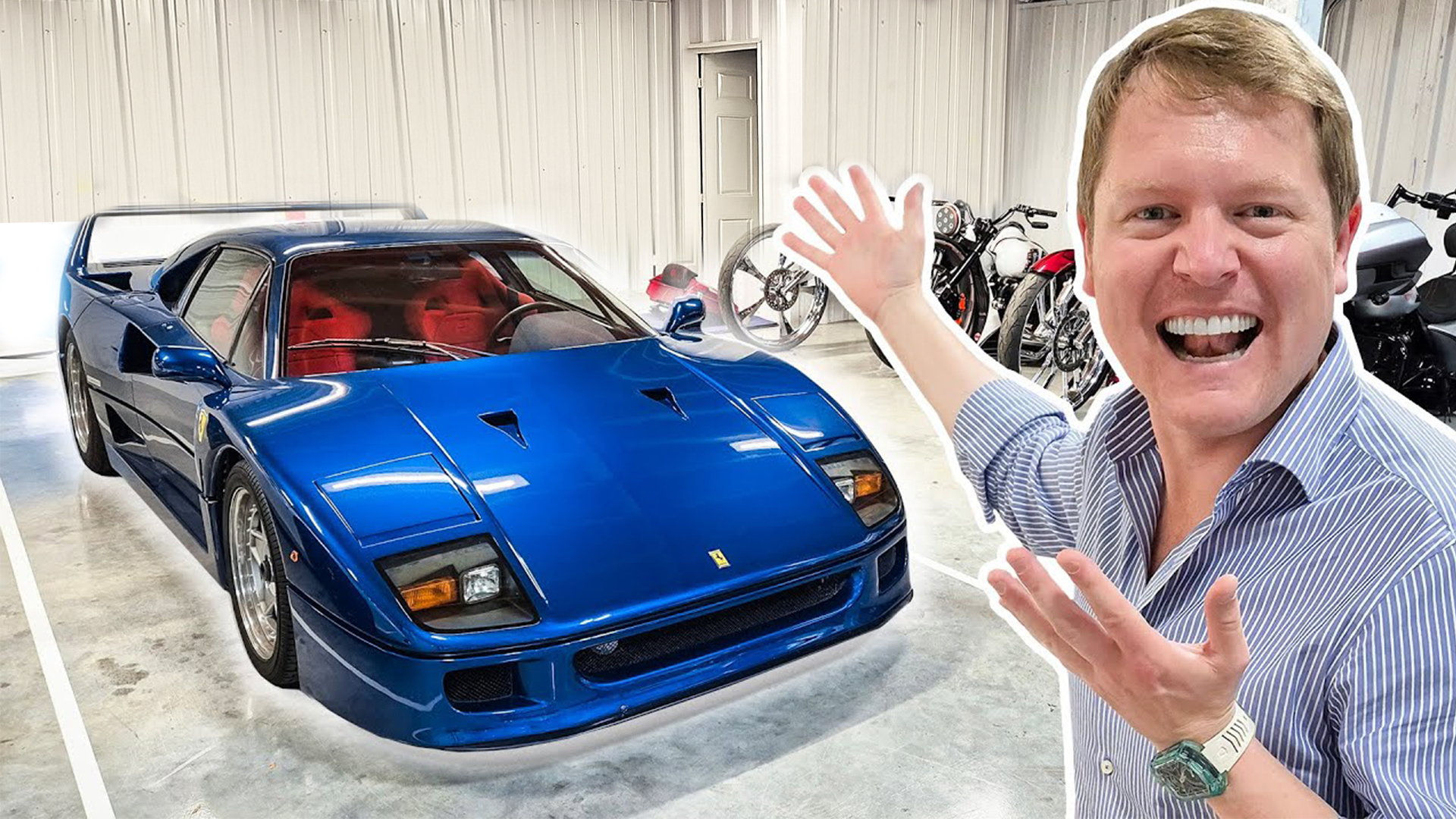 The New Home of Ferrari F40 BLU