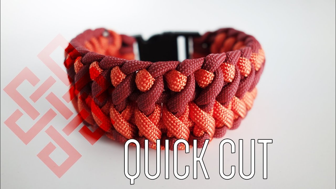 DIY libra paracord bracelet quick cut tutorial easy step by step