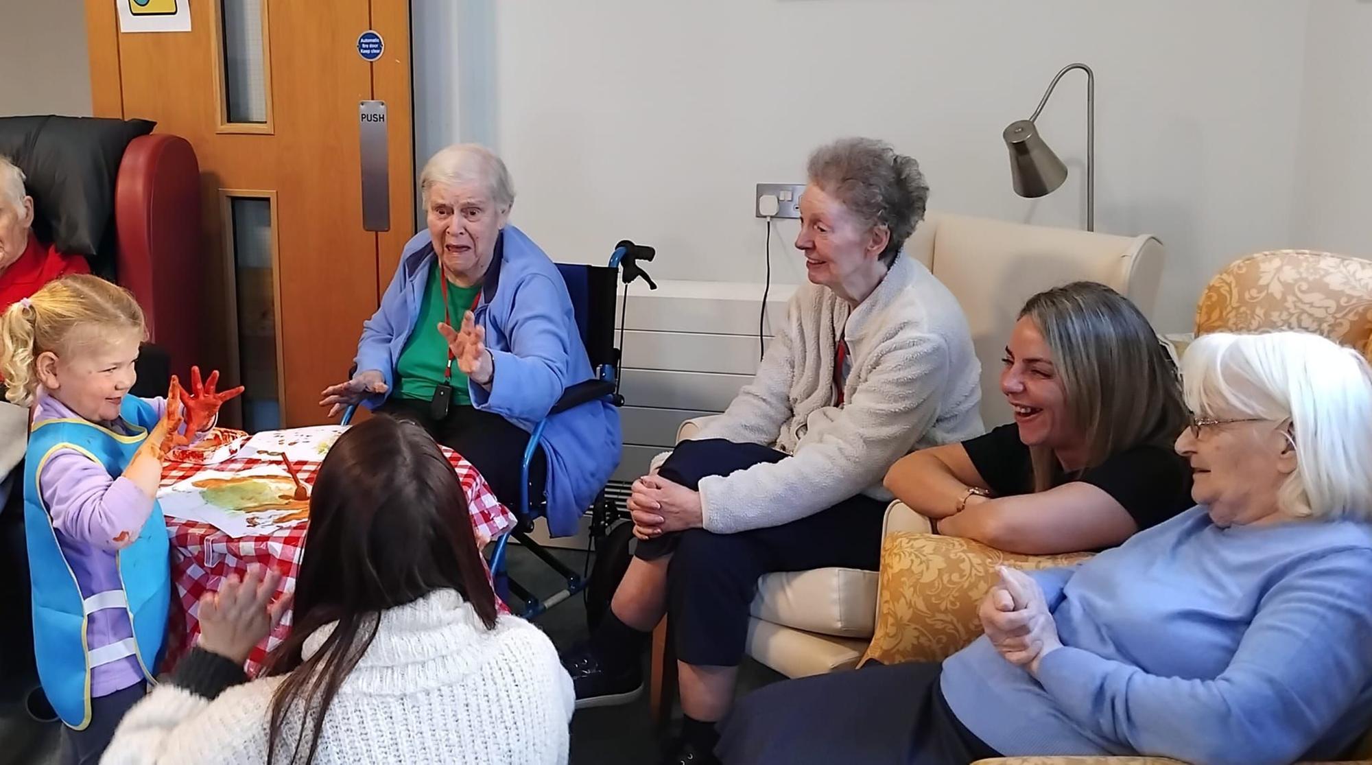 Methven House celebrates National Day of Arts in Care Homes with young ...
