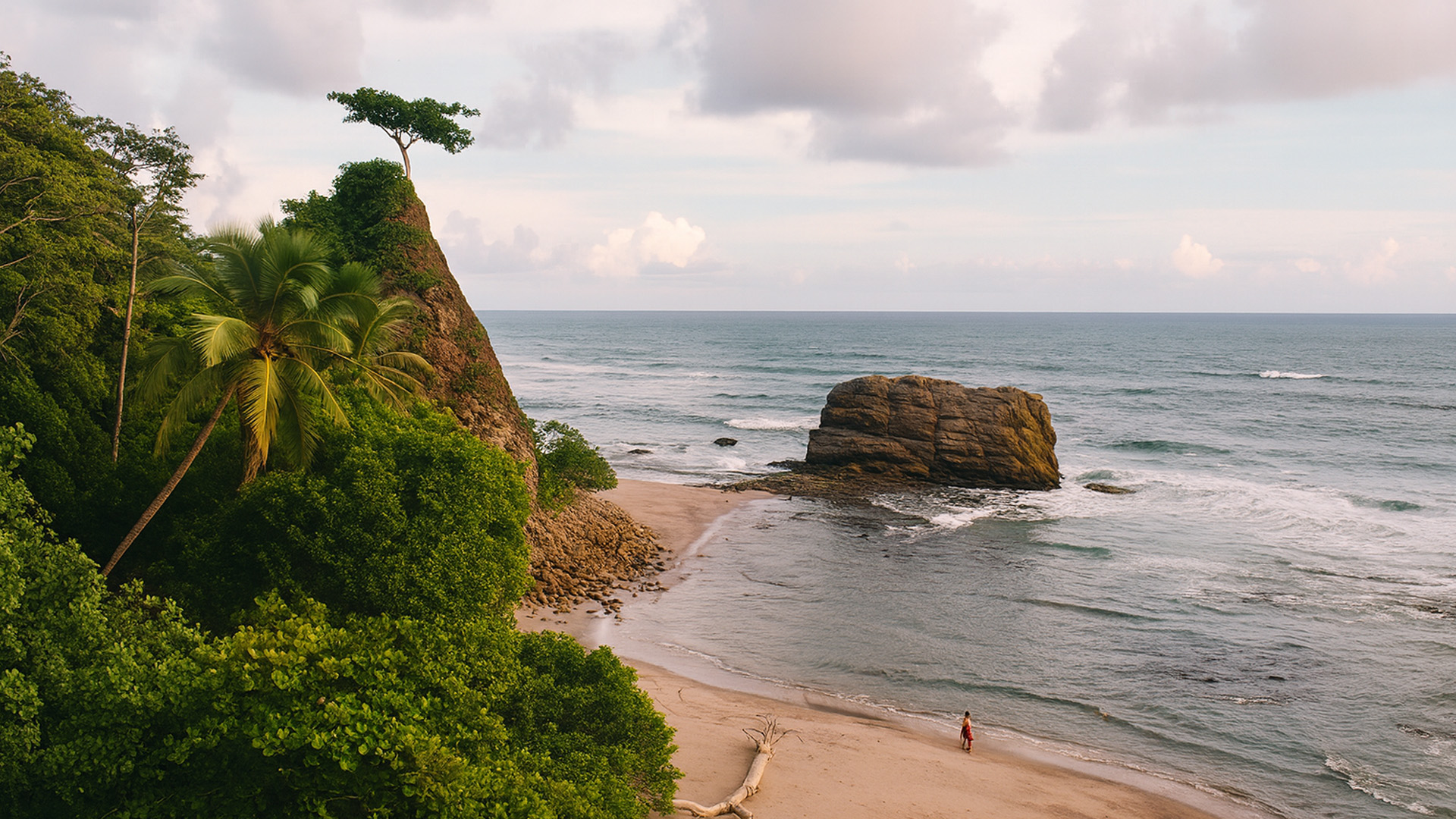 Santa Teresa, Kosta Rika Sahili – 4K Havadan Görüntüler