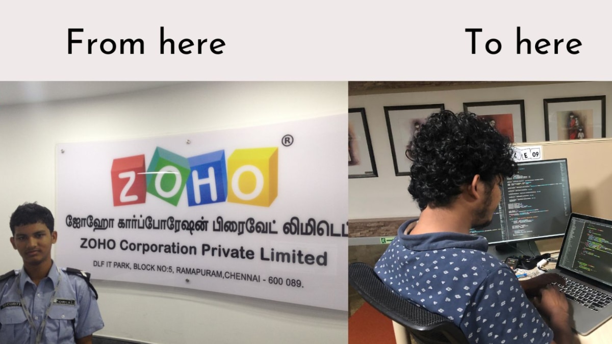 From Security Guard To Software Engineer: Zoho Employee's Viral Journey From Streets To Success ...