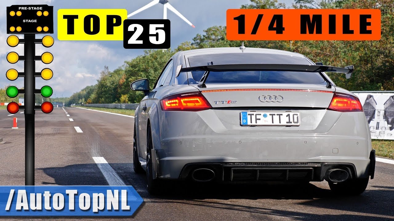 TOP 25 1 4 Mile SUPERCARS by AutoTopNL