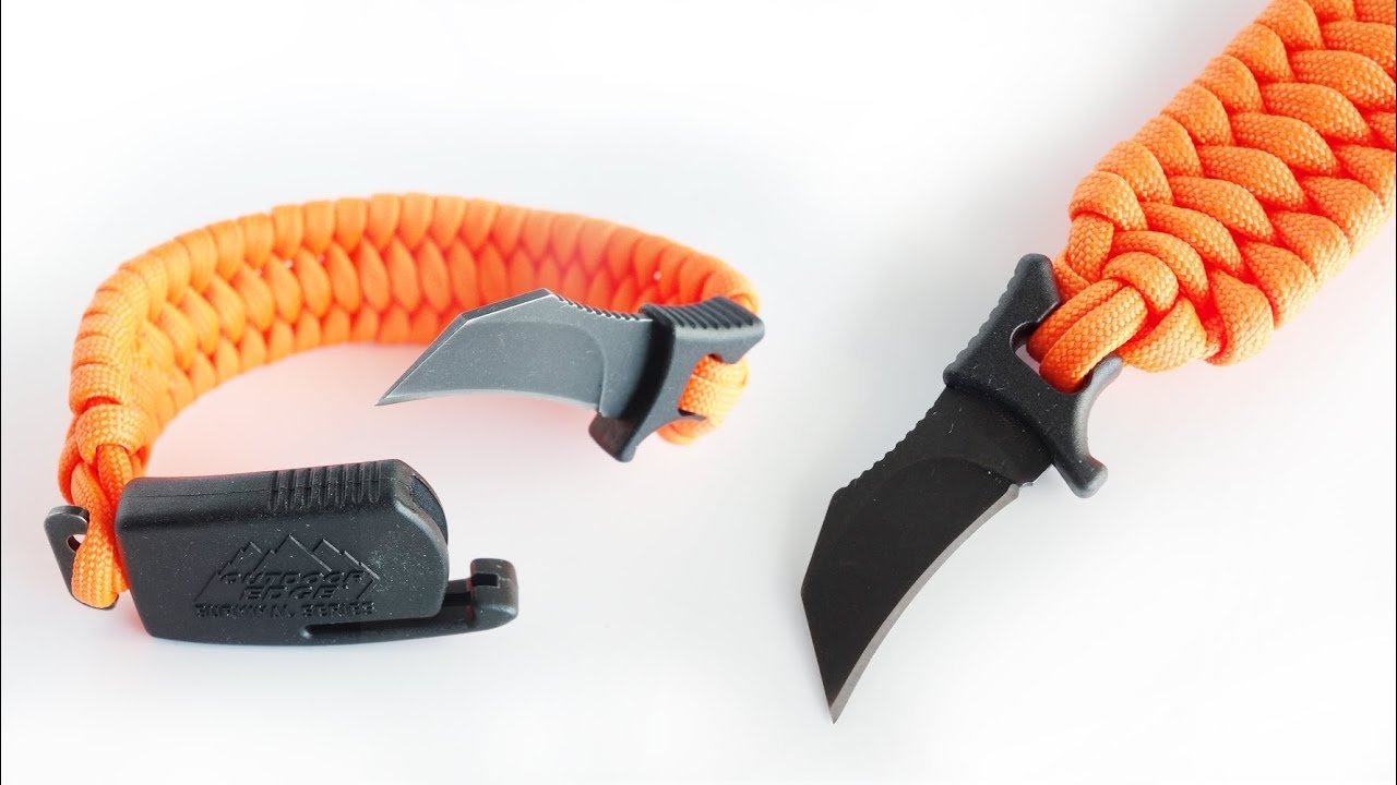 DIY paraclaw trilobite paracord bracelet with hidden blade – step-by ...