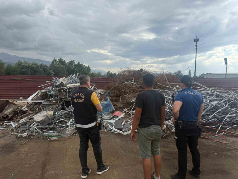 Dörtyol’da hurdacılar denetlendi