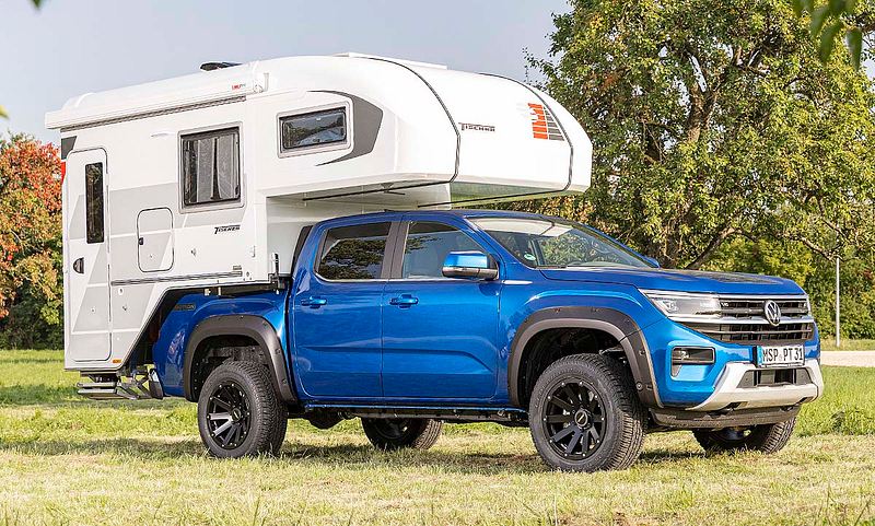 Rustikale Caravan-Alternative: Pick-up-Wohnkabine Tischer Trail 230 S ...