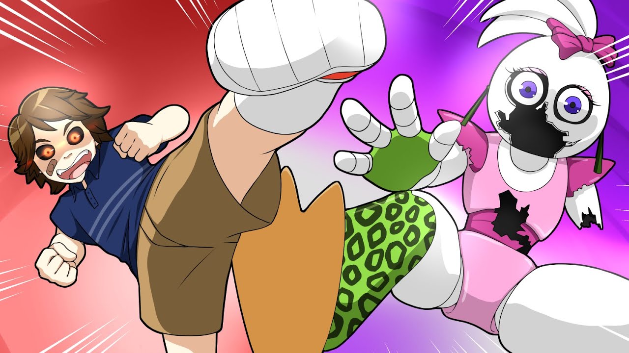 Gregory Karate Kicks Chica Five Nights at Freddy's Security Breach ...