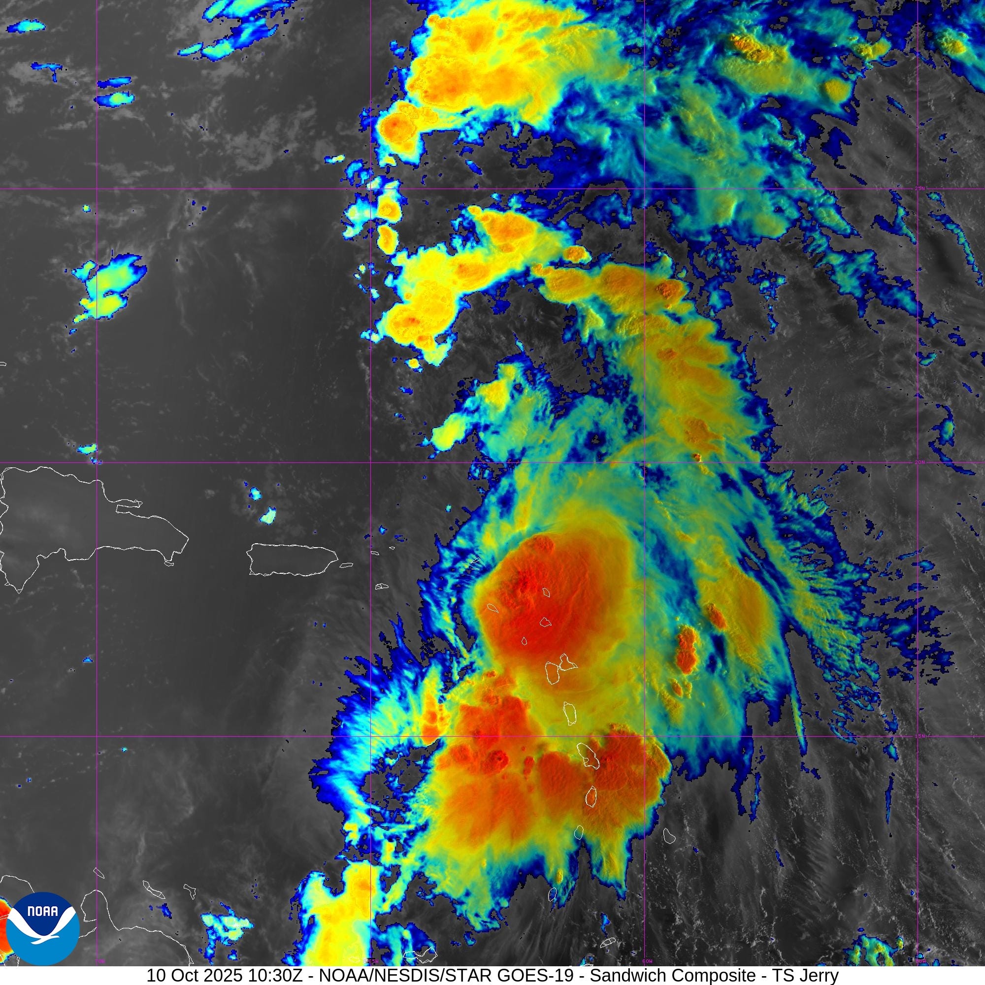 Will Tropical Storm Jerry become a hurricane? Track the storm's path