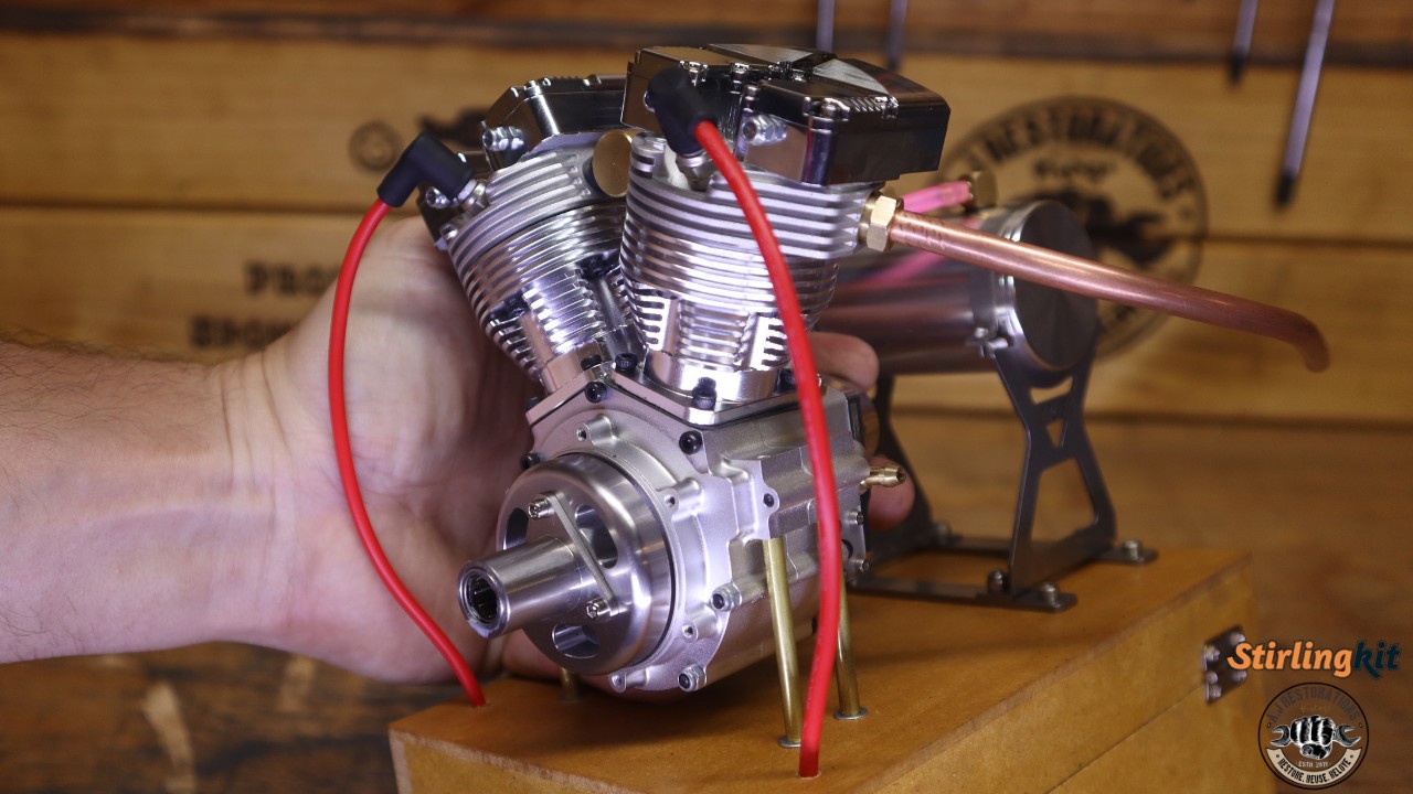 Mini V Twin Motorcycle Engine Beast