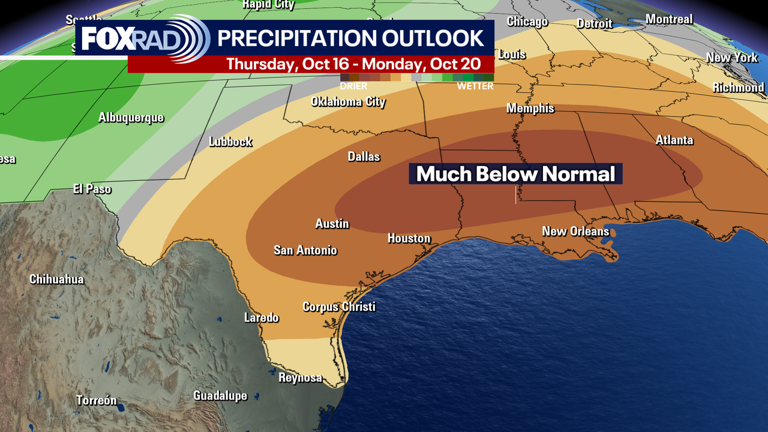 Houston weather: Sunny, dry Friday ahead; drought conditions getting worse
