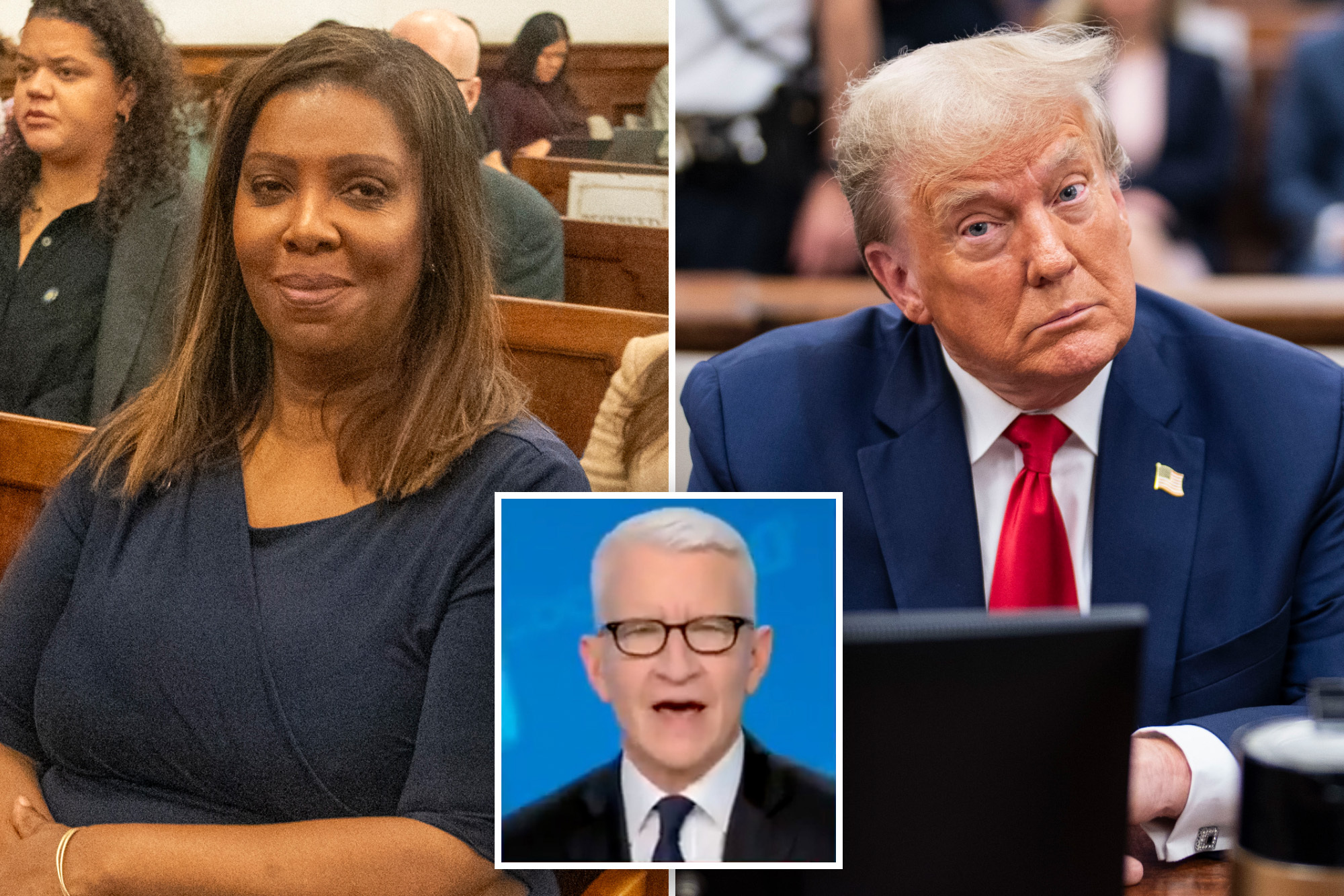 CNN’s Anderson Cooper skewers NY AG Letitia James for her prosecution ...