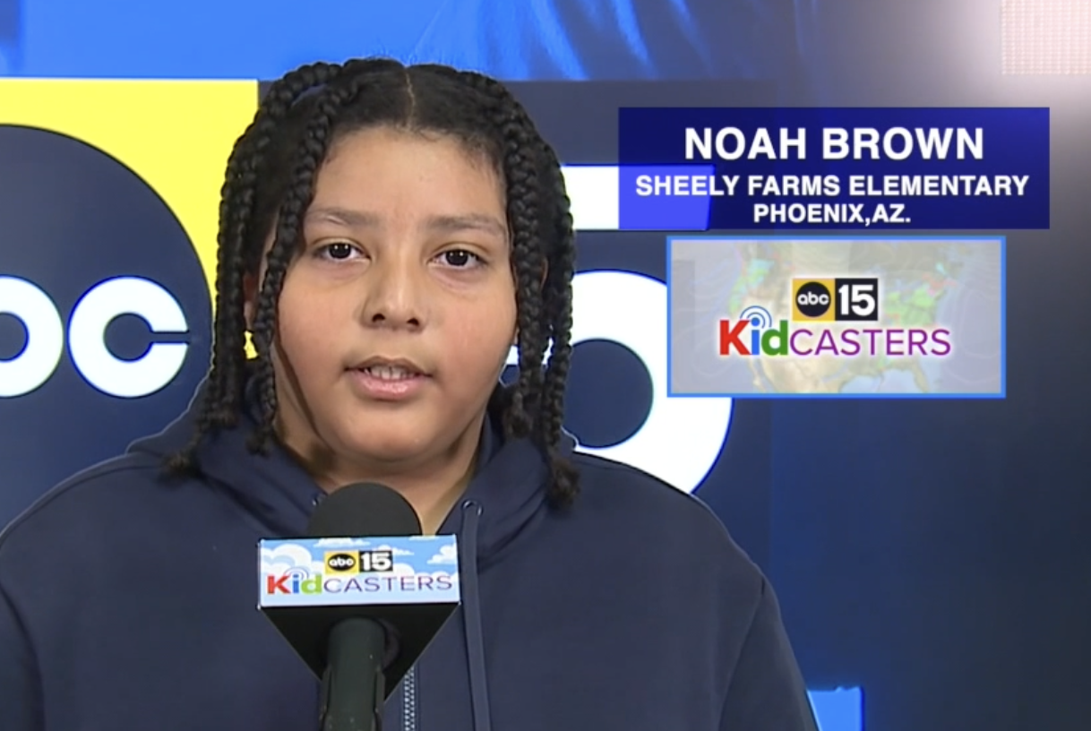 Kidcaster Noah gives your Friday morning forecast from Sheely Farms ...