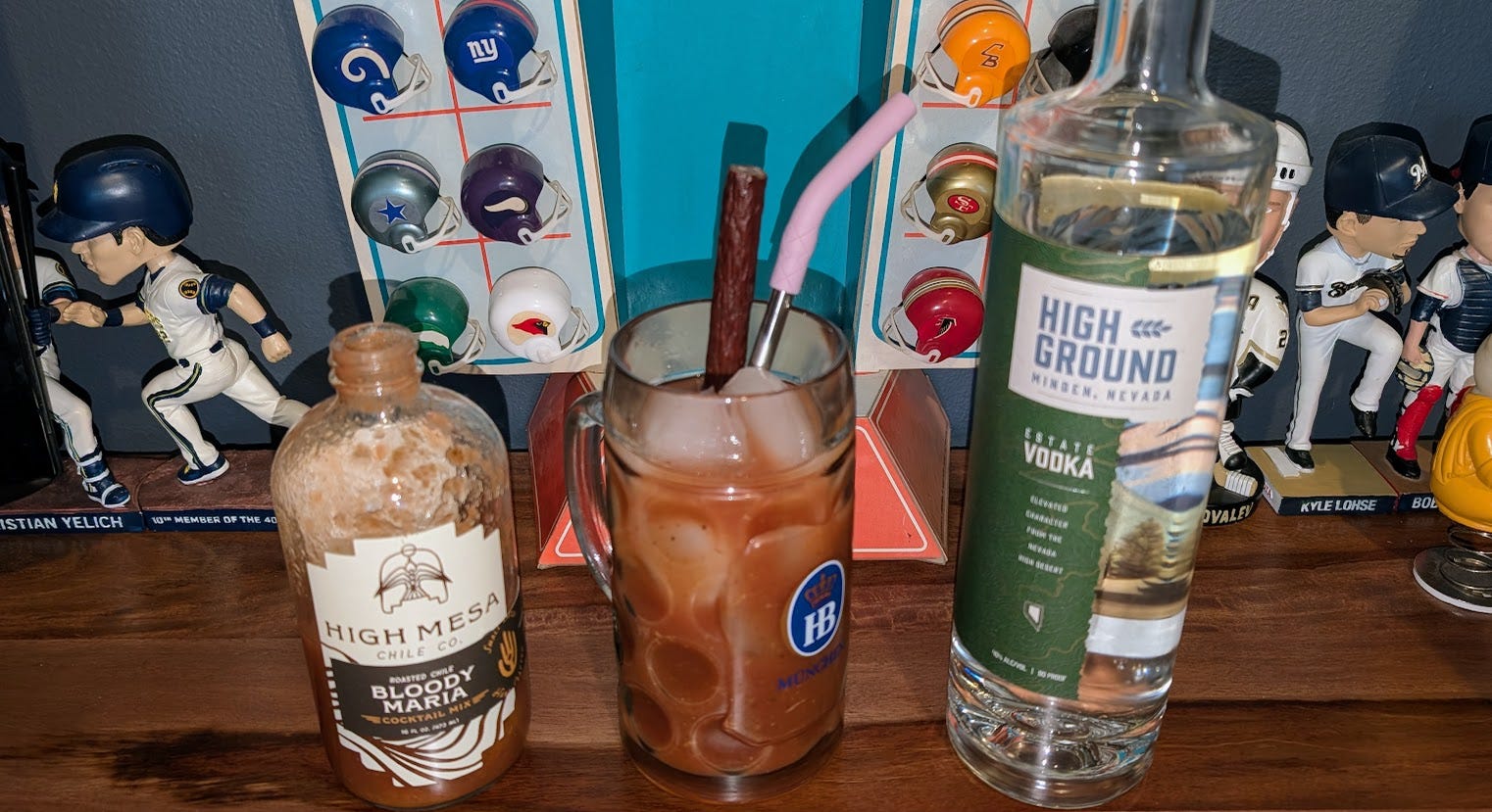 High Ground estate vodka sips clean, makes a pretty nice southwest Mary