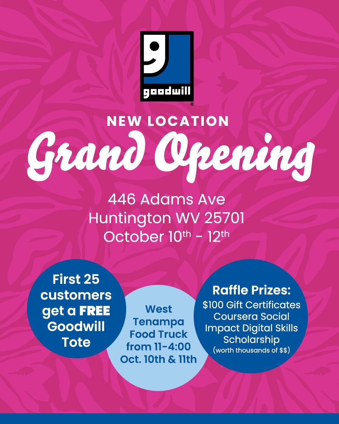 Goodwill grand opening in Huntington
