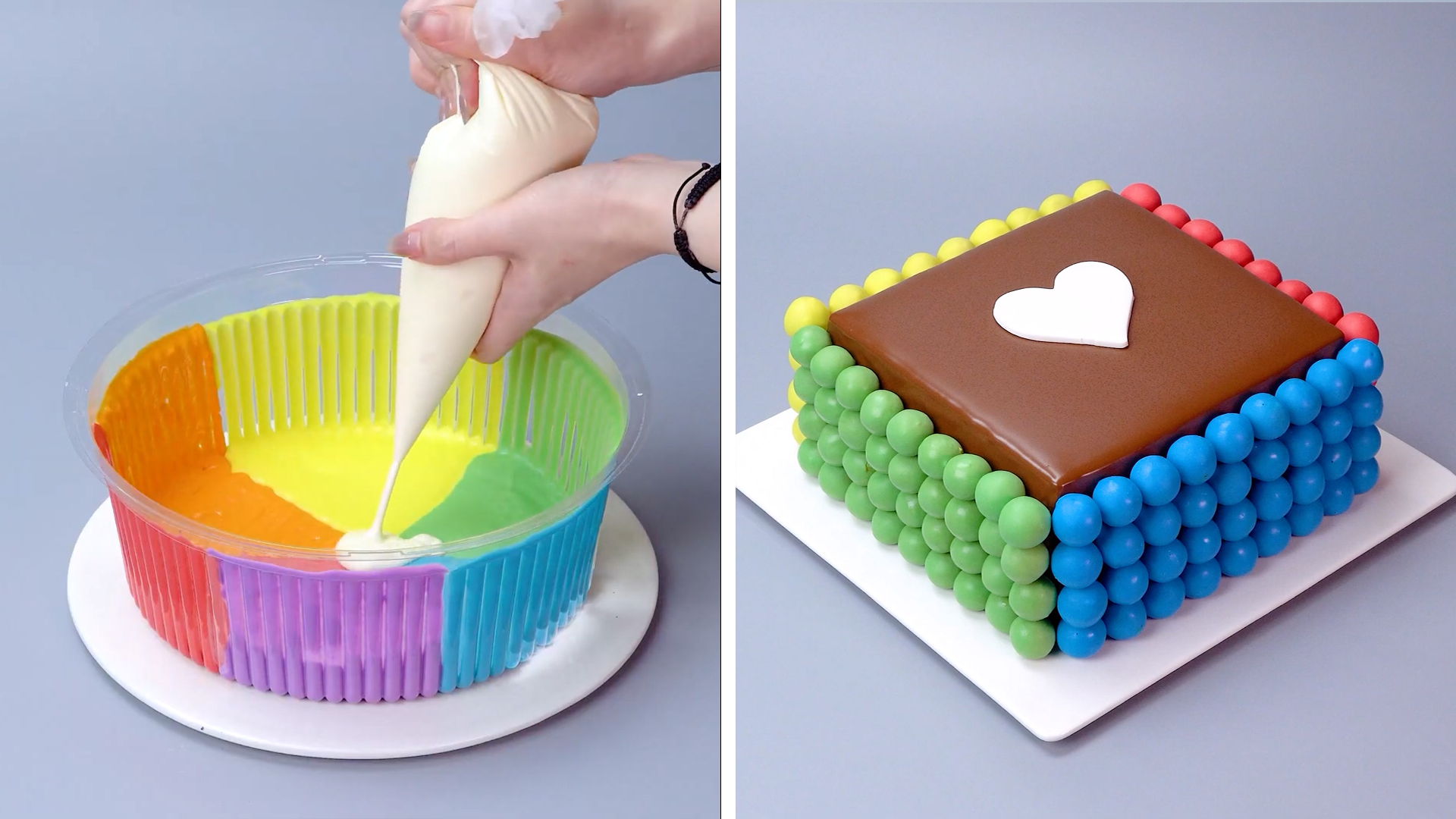 How to Make a Rainbow Mousse Cake