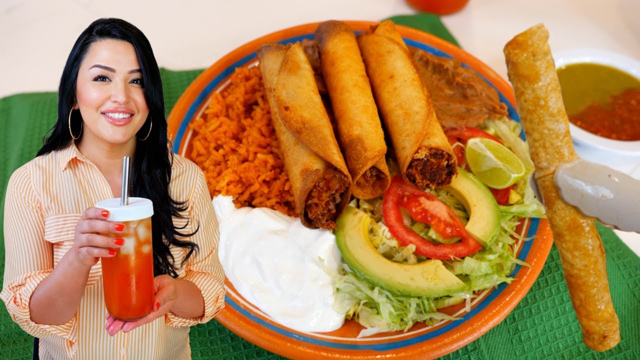 I made extra large taquitos - bigger, crispier, better!