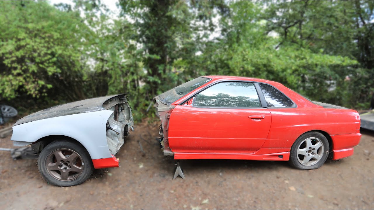 What happens when you cut a car in half