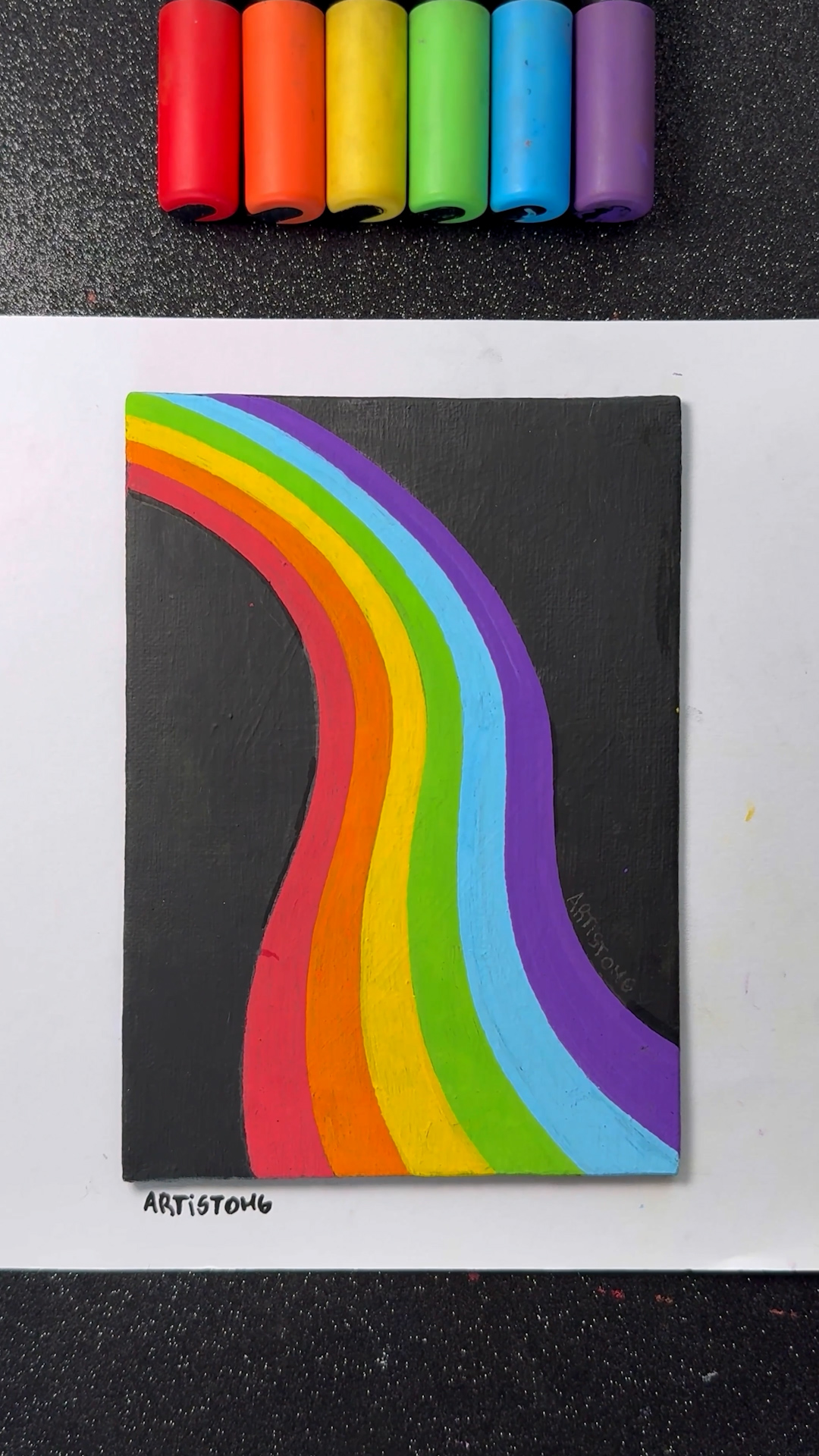 Flowing Rainbow Path