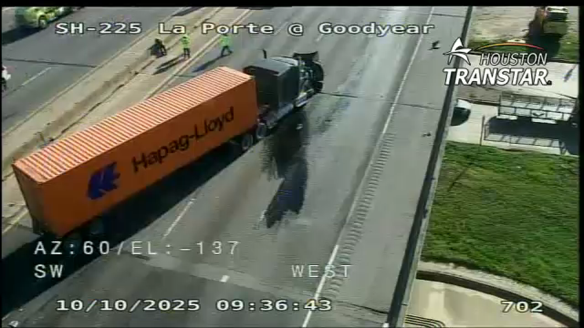Highway 225 eastbound lanes at Goodyear reopened after 18-wheeler crash