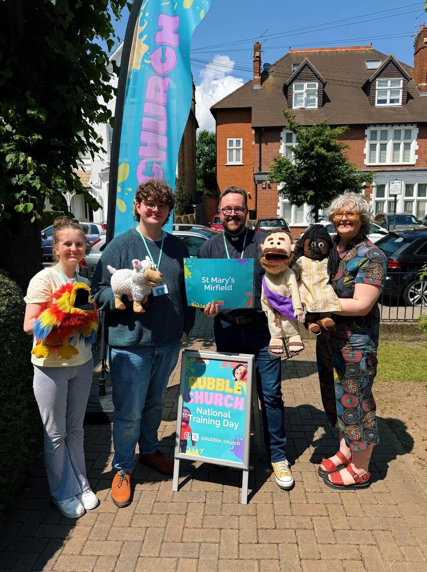 Bubble Church launches at St Mary the Virgin, Mirfield