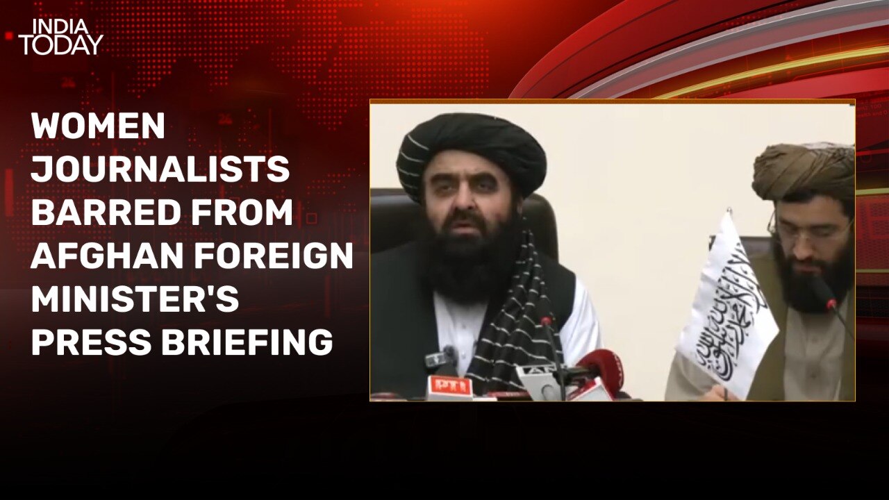 Women journalists barred from Afghan Foreign Minister's press briefing