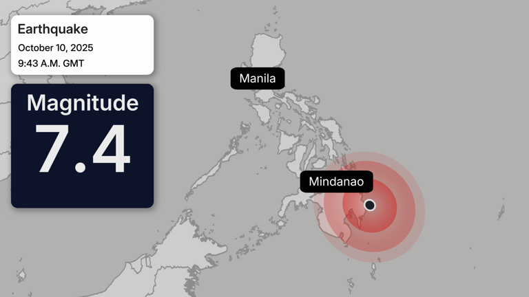Massive 7.4 Magnitude Earthquake Rocks Southern Philippines, Triggers ...