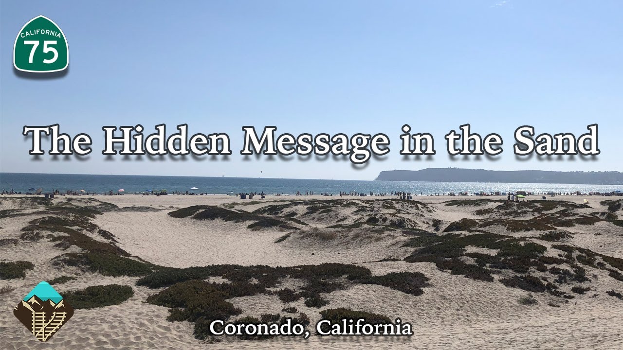 Coronado's Secret Sand Message Revealed by Google Maps