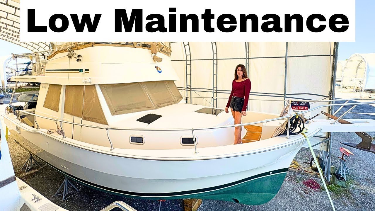 2001 39' Mainship Trawler – Best Starter Cruiser Under 40' Harbor Tour