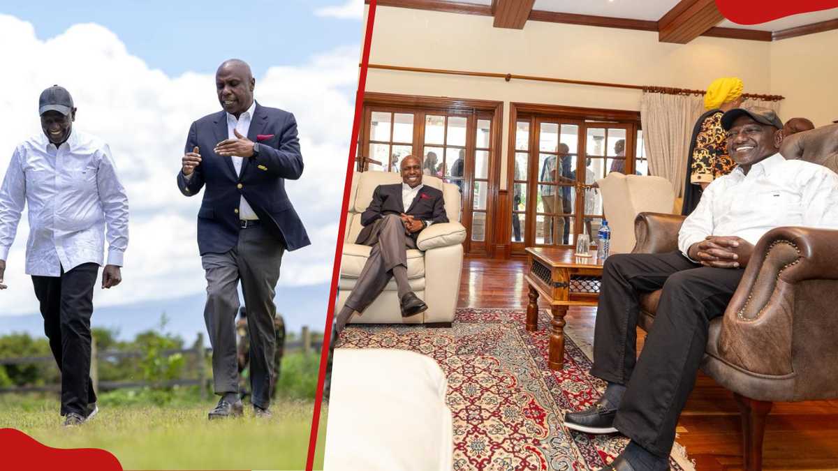 William Ruto visits Gideon Moi's home days after meeting with KANU ...