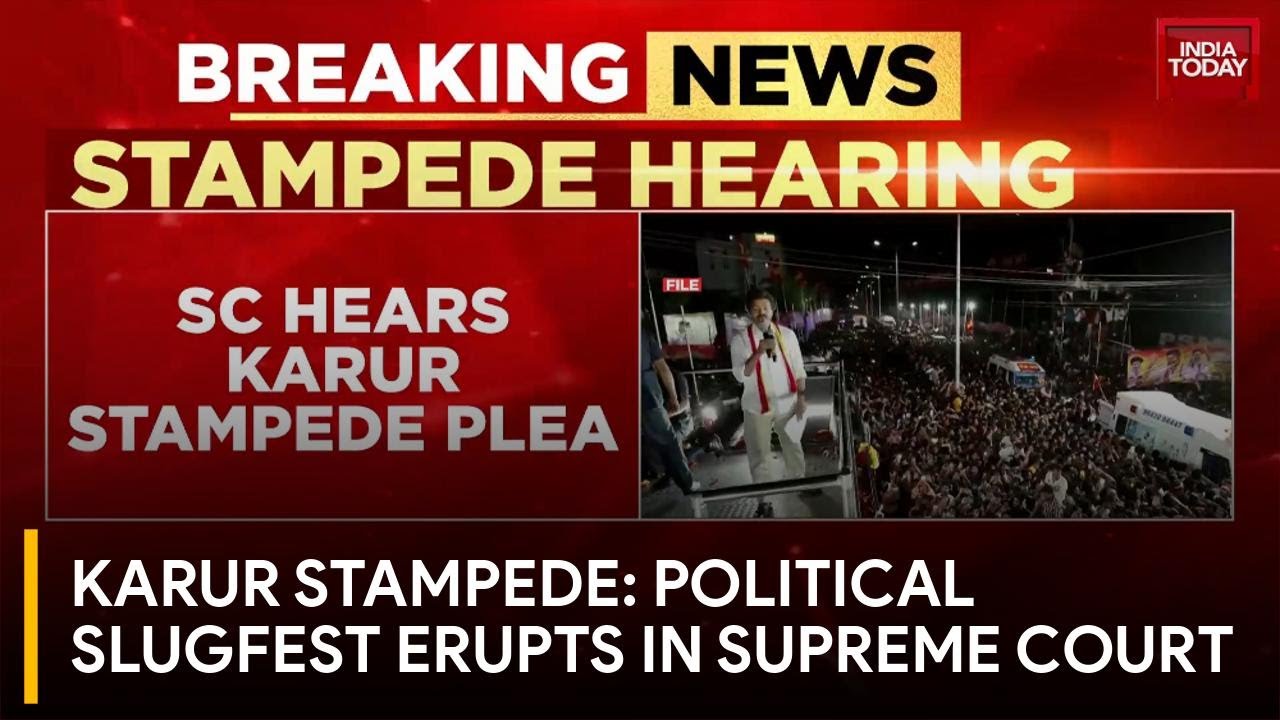 Karur Stampede: TN Govt Fights CBI Probe In SC, Cites Political Plot