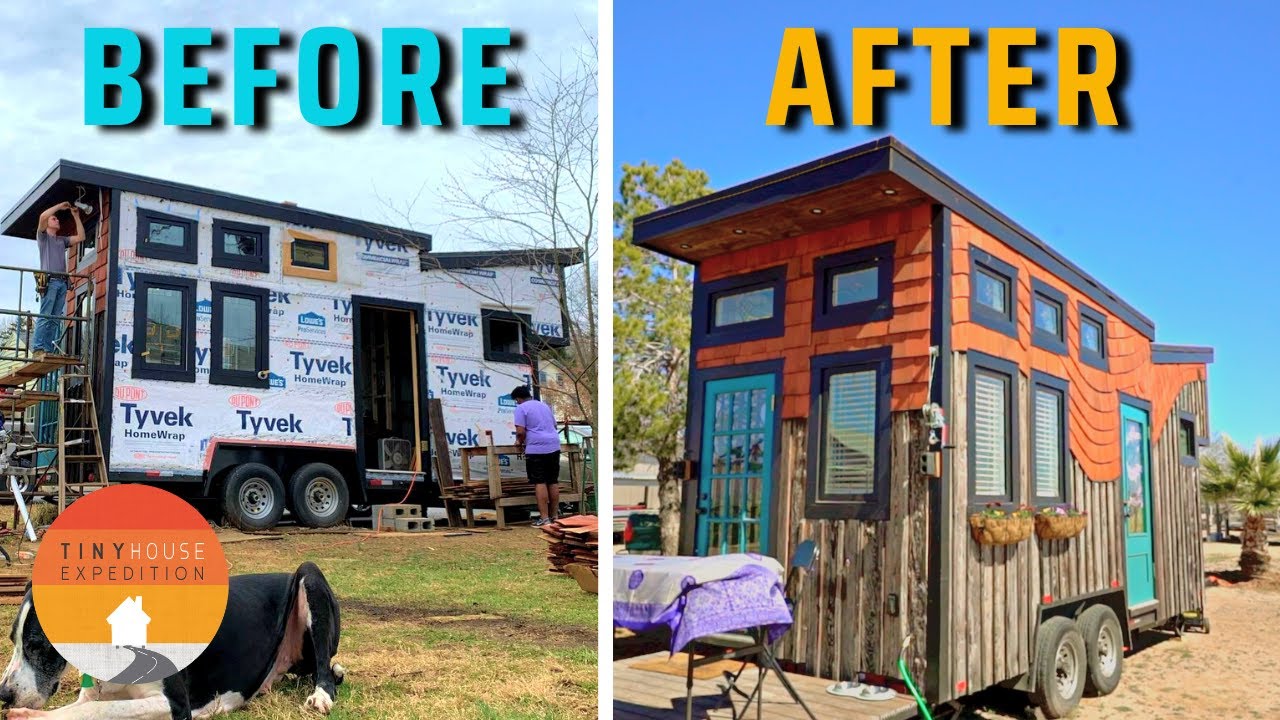 How they built a uniquely stunning tiny house