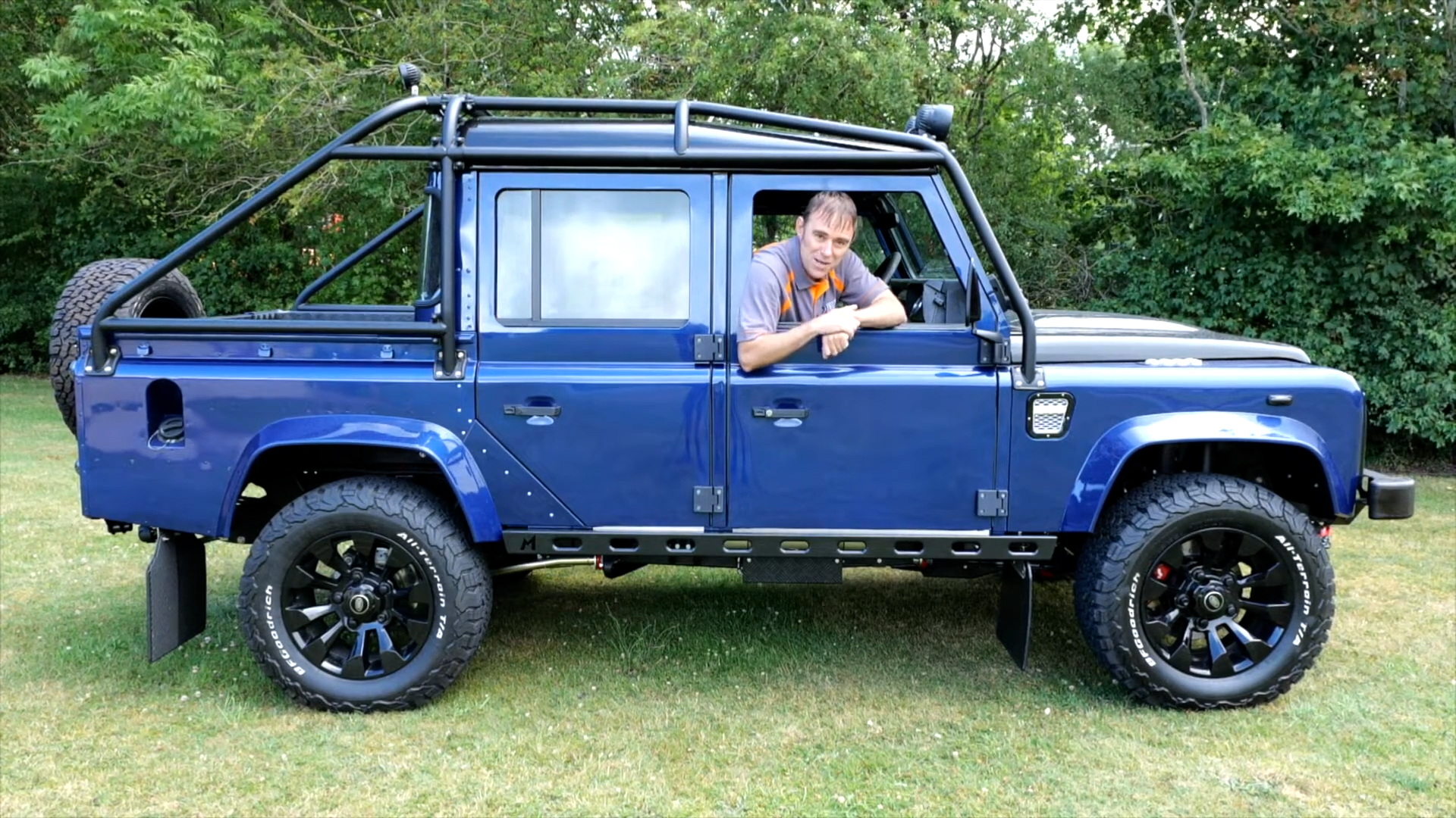 Fully Loaded Electric Land Rover Defender