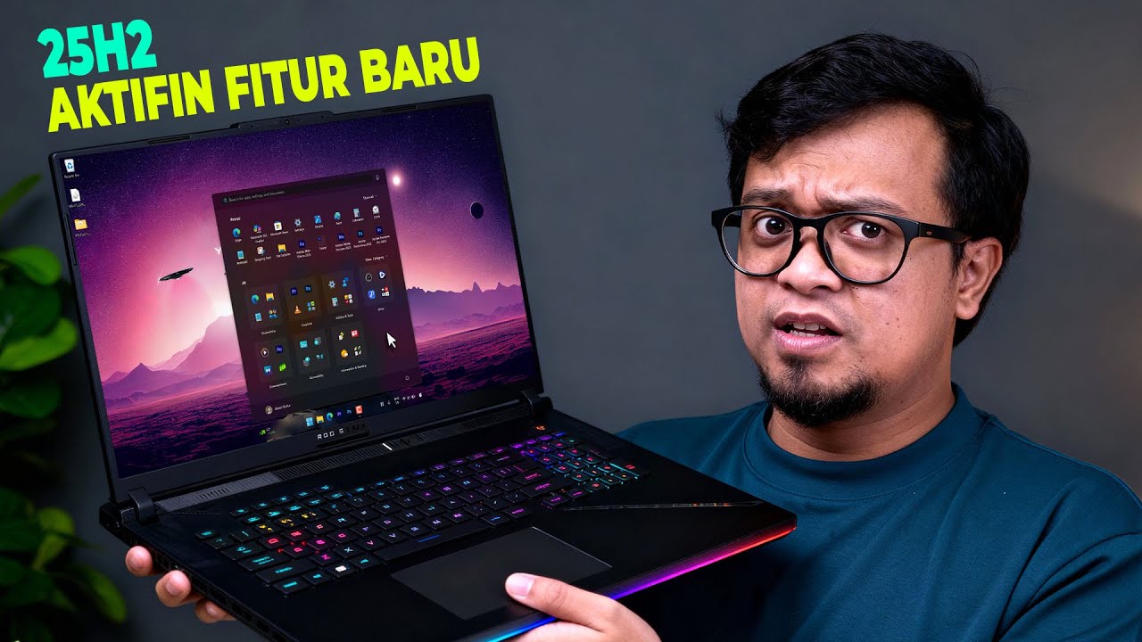 Cara Mengaktifkan Fitur Baru Windows 11 25H2 New Start Menu, AI Action DLL