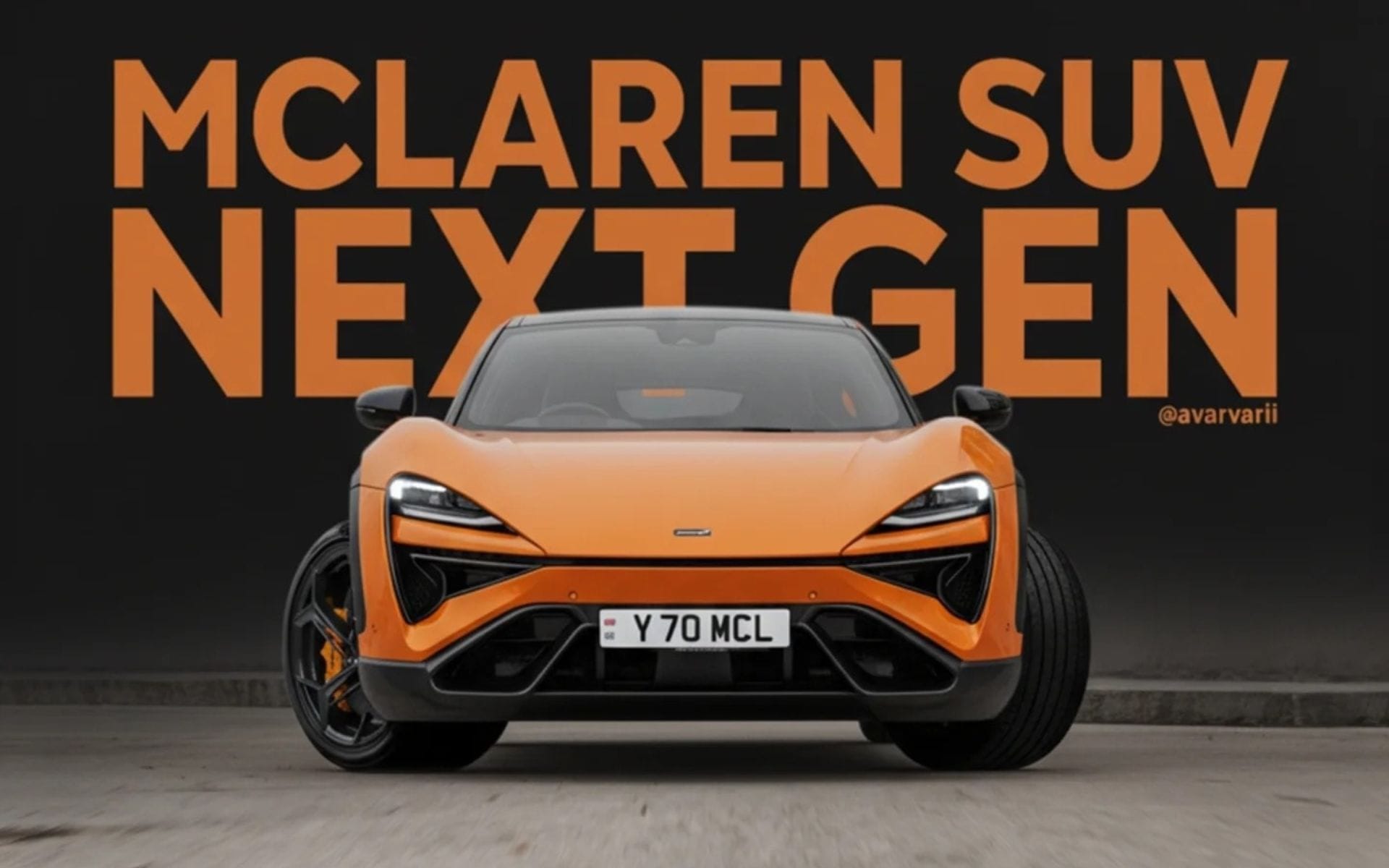 2029 McLaren SUV Imagined in Orange as Brand Eyes Entry into the Super ...