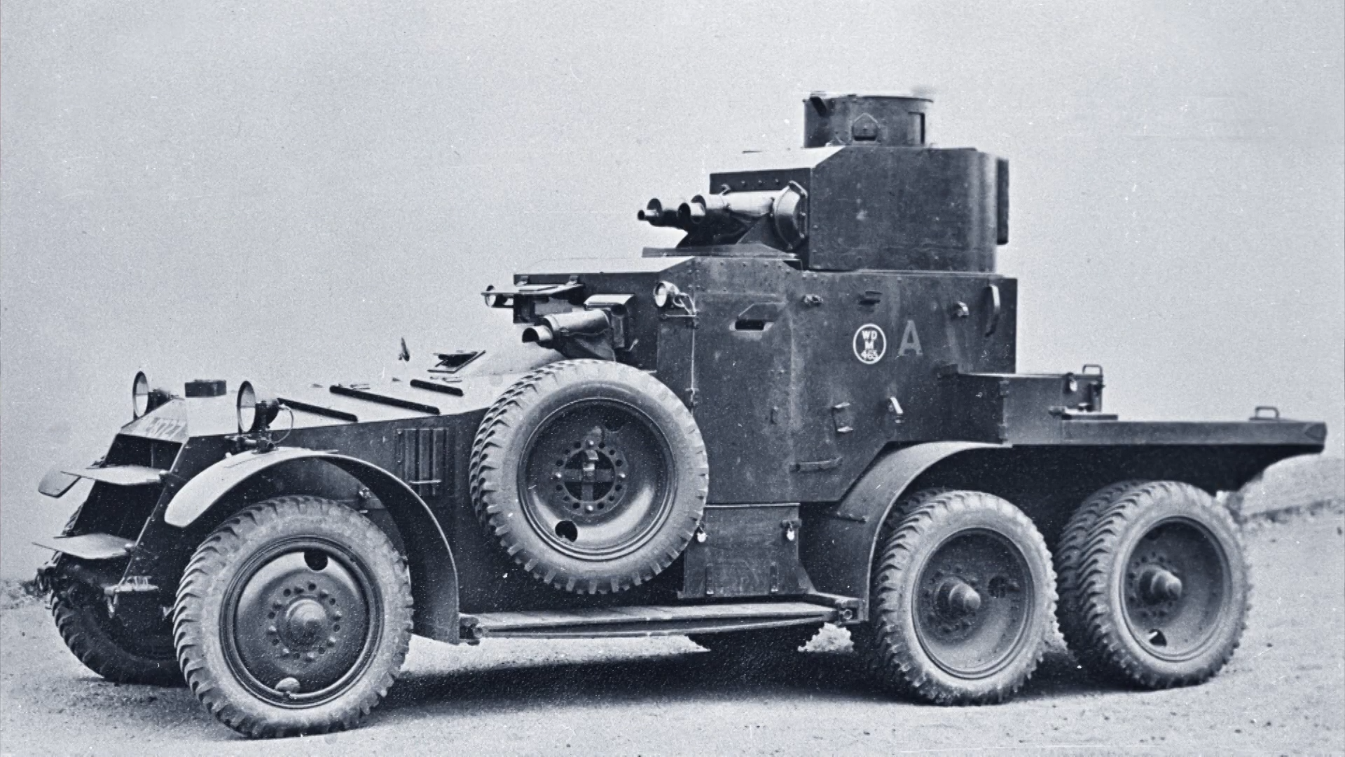 Lanchester armored car: The Rolls-Royce rival of war