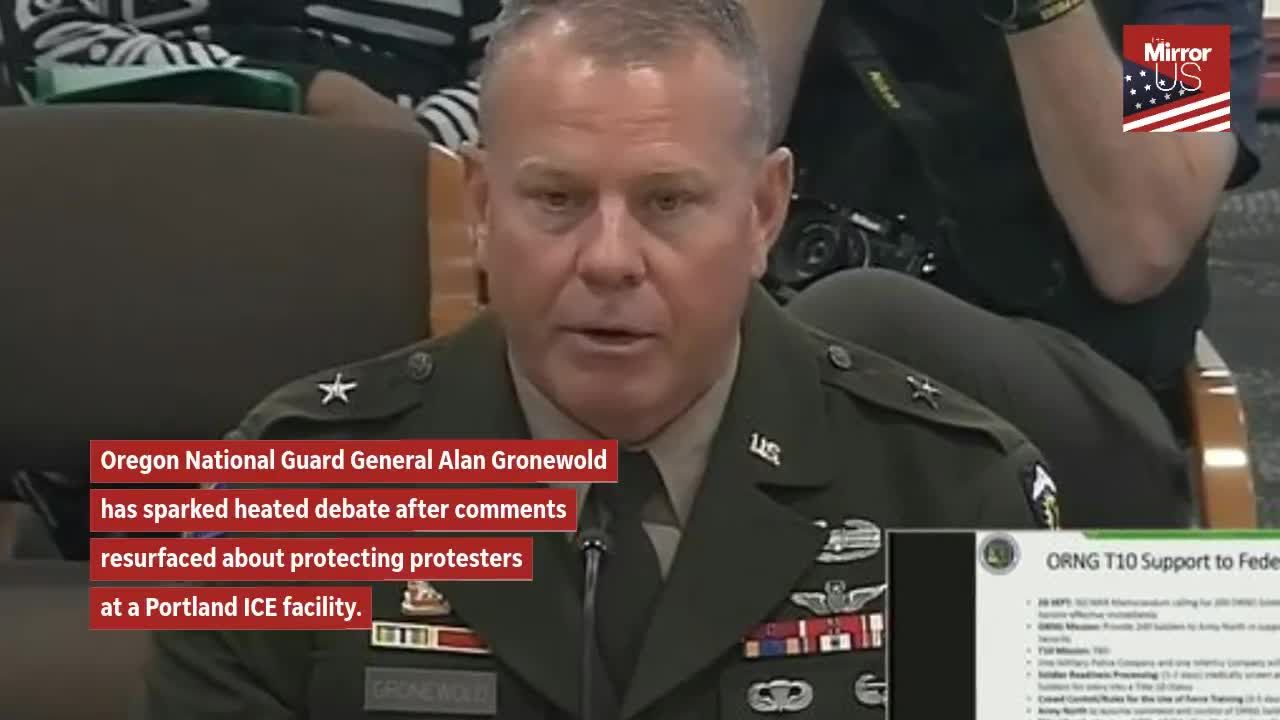 Oregon Guard General's Protester Remarks Ignite Debate