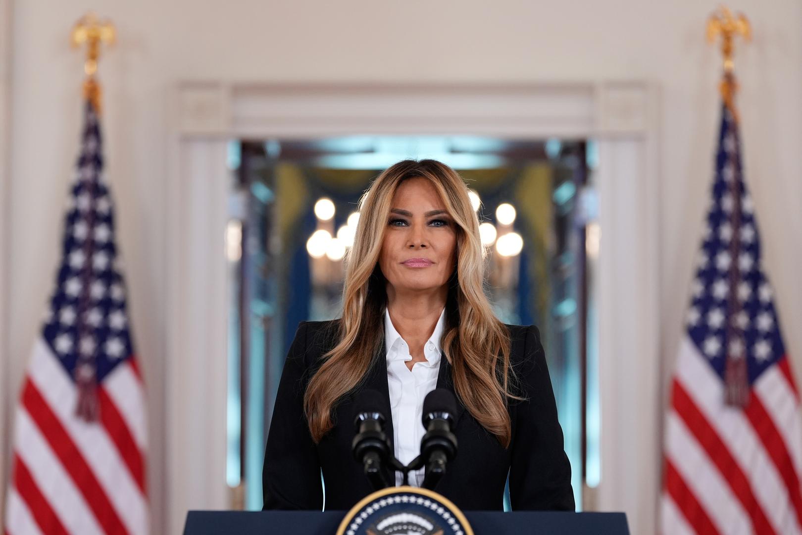 First lady Melania Trump says 8 children reunited with families after ...