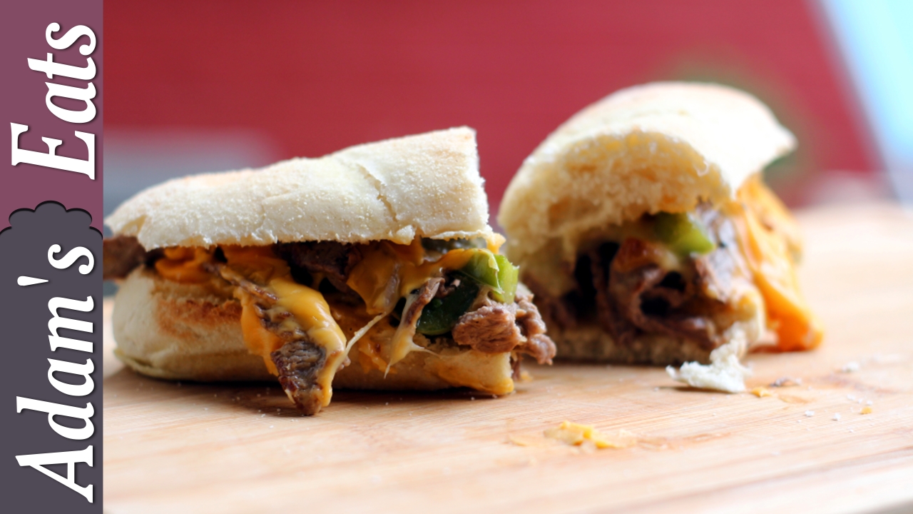A DOUBLE cheese steak that will make your mouth water!
