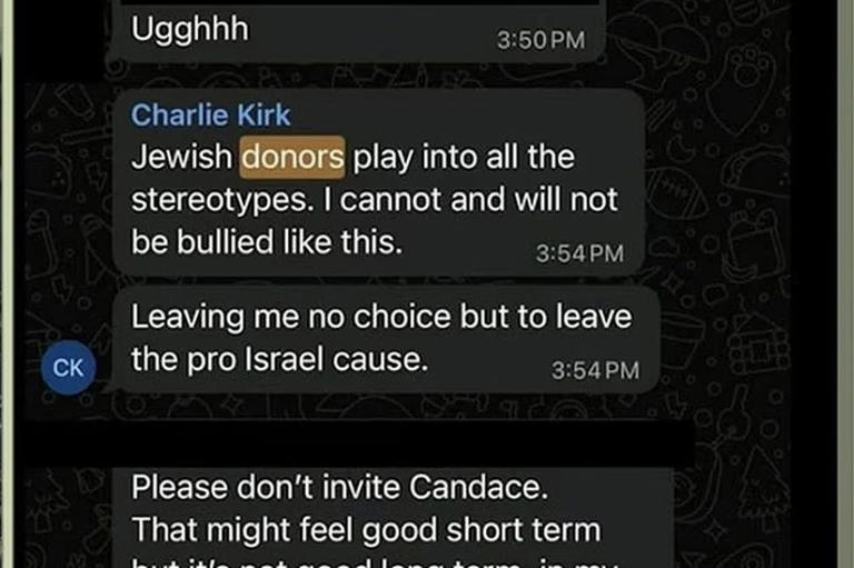 Turning Point USA in turmoil after leaked Charlie Kirk texts