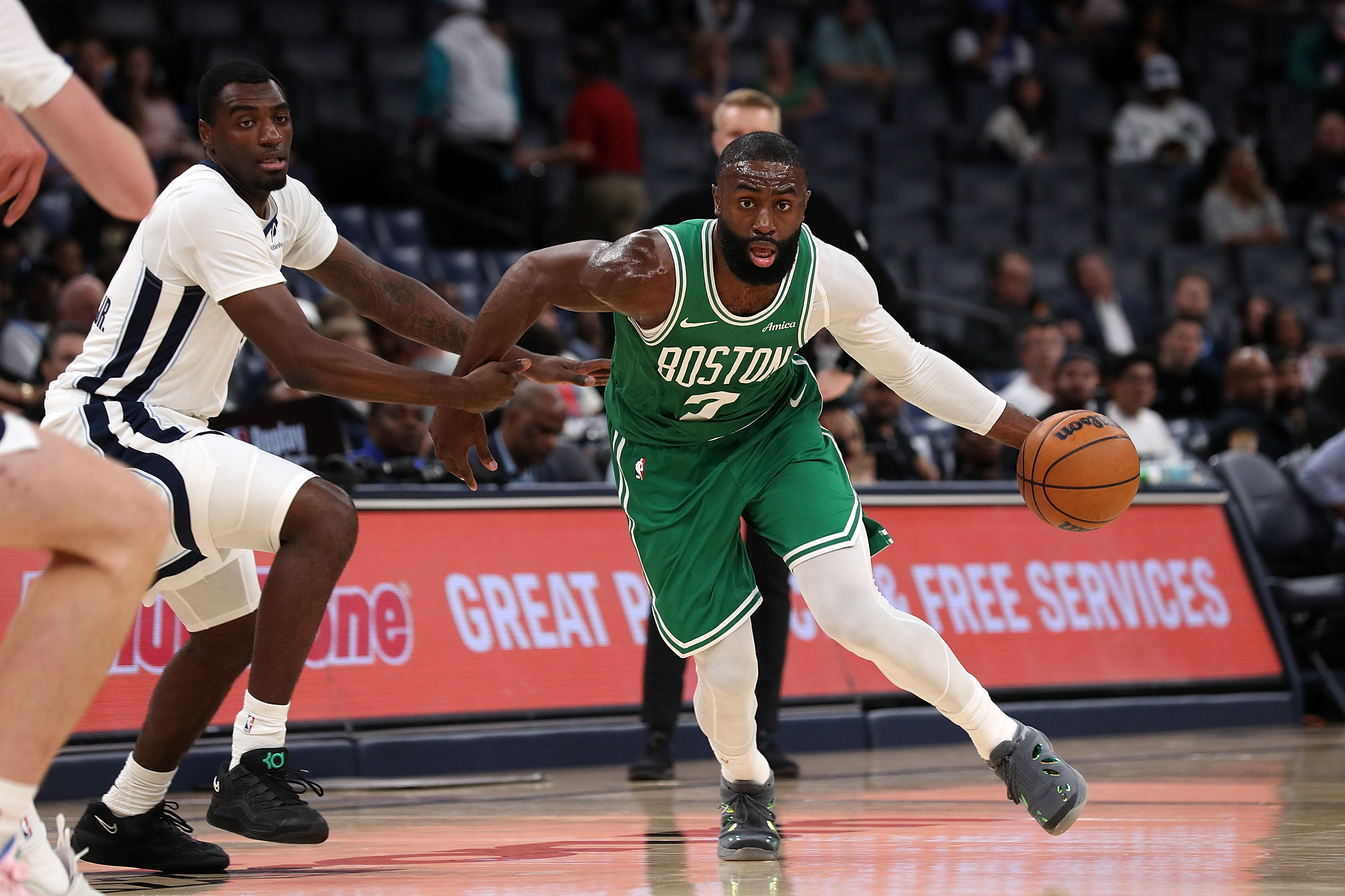 Celtics star Jaylen Brown provides update on hamstring