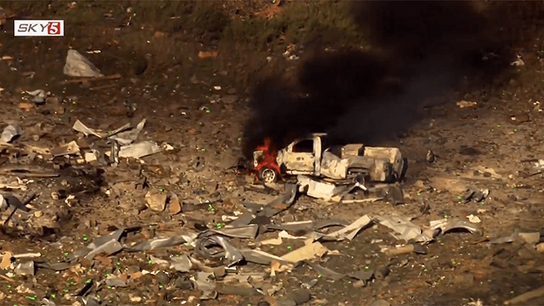 Massive munitions plant explosion registered on weather radar