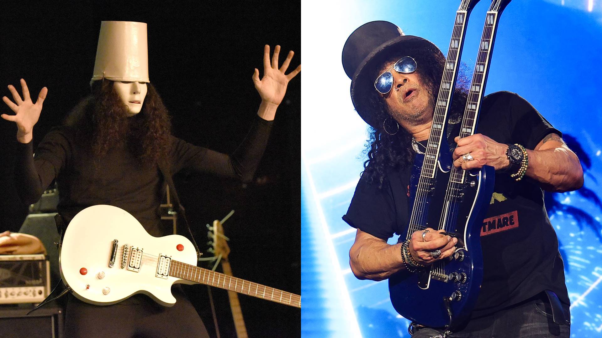 A real opinião de Buckethead sobre Slash, a quem substituiu no Guns N ...