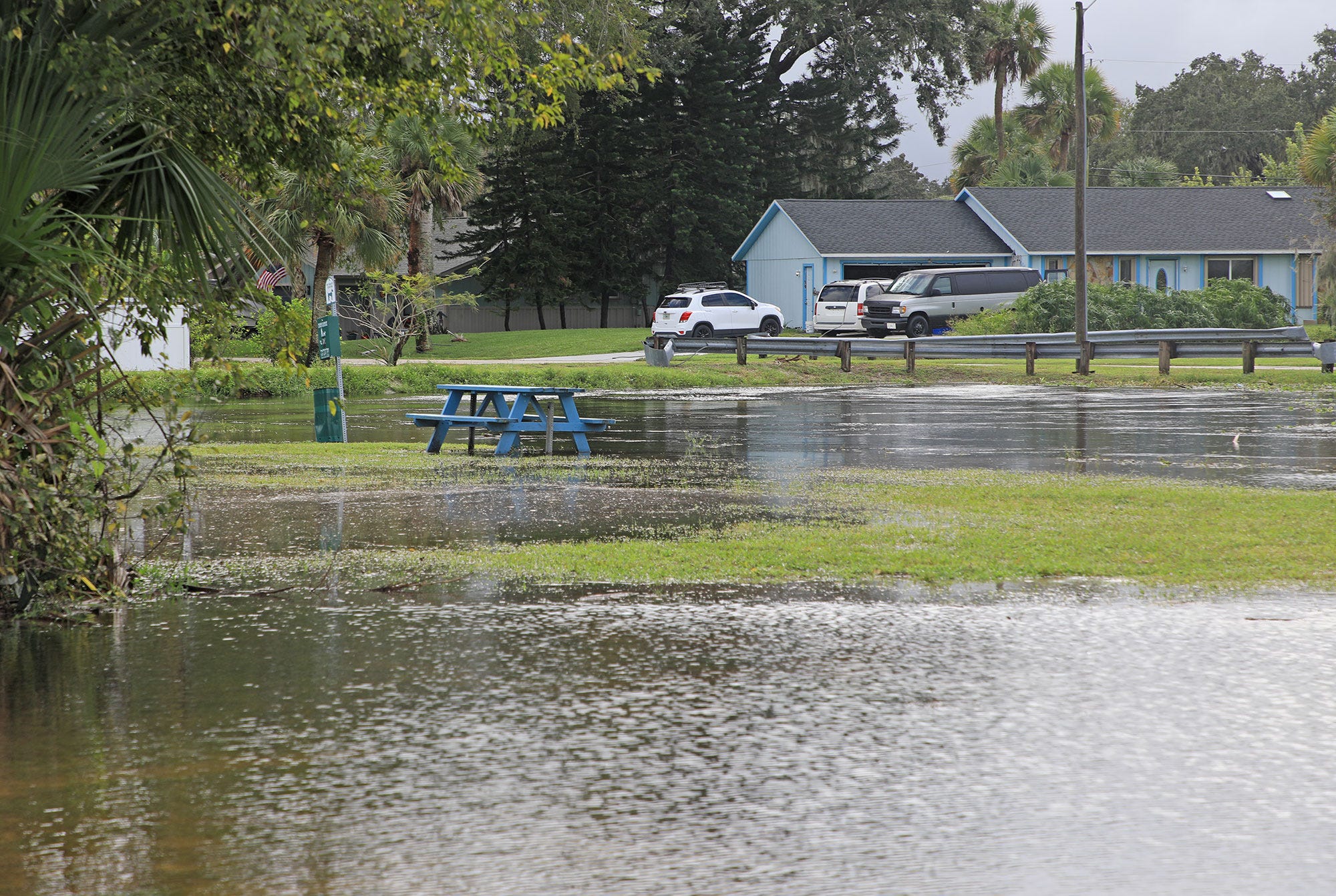 Florida storms cause flooding, mini whirlpool in DeLand. See video