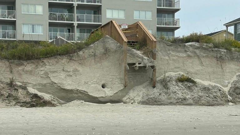 PHOTOS: Flooding, beach erosion along Grand Strand due to elevated ...