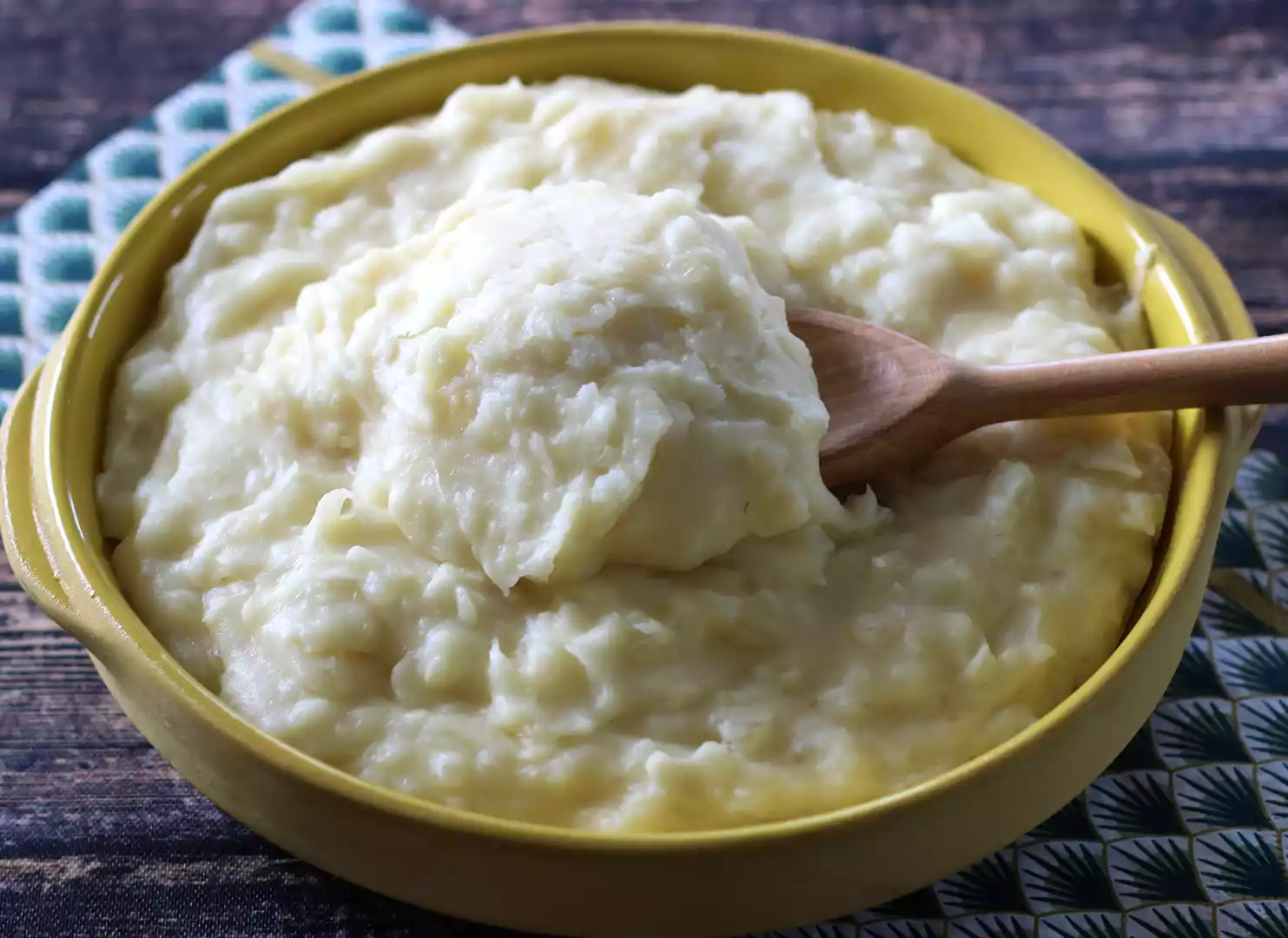 Puré de yuca cremoso