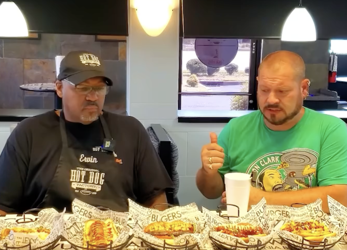 Full Menu FEAST At The Original Hot Dog Factory! Delicious Hot Dogs And ...