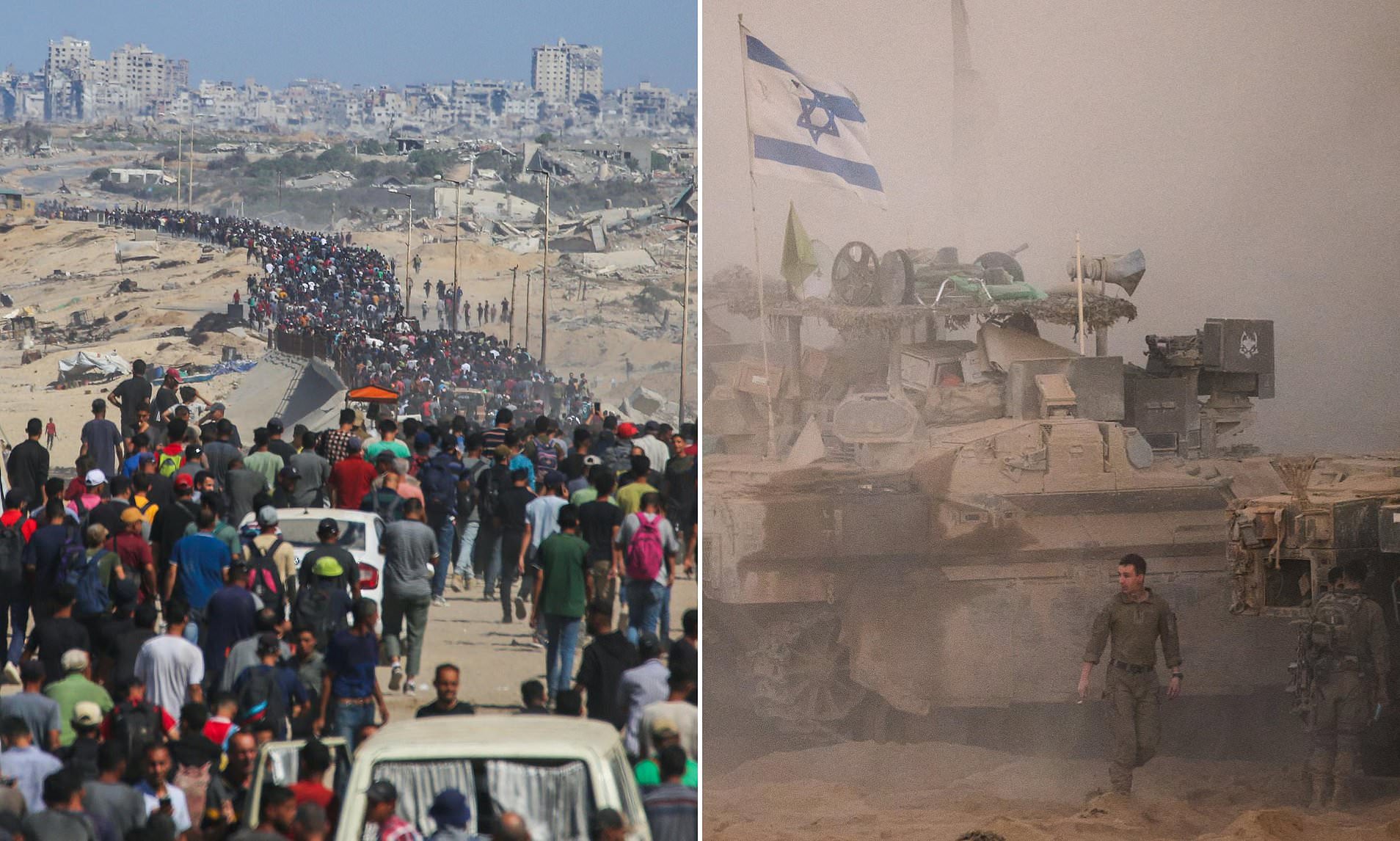 Guns fall silent and Gazans flood back home as 72-hour countdown for ...