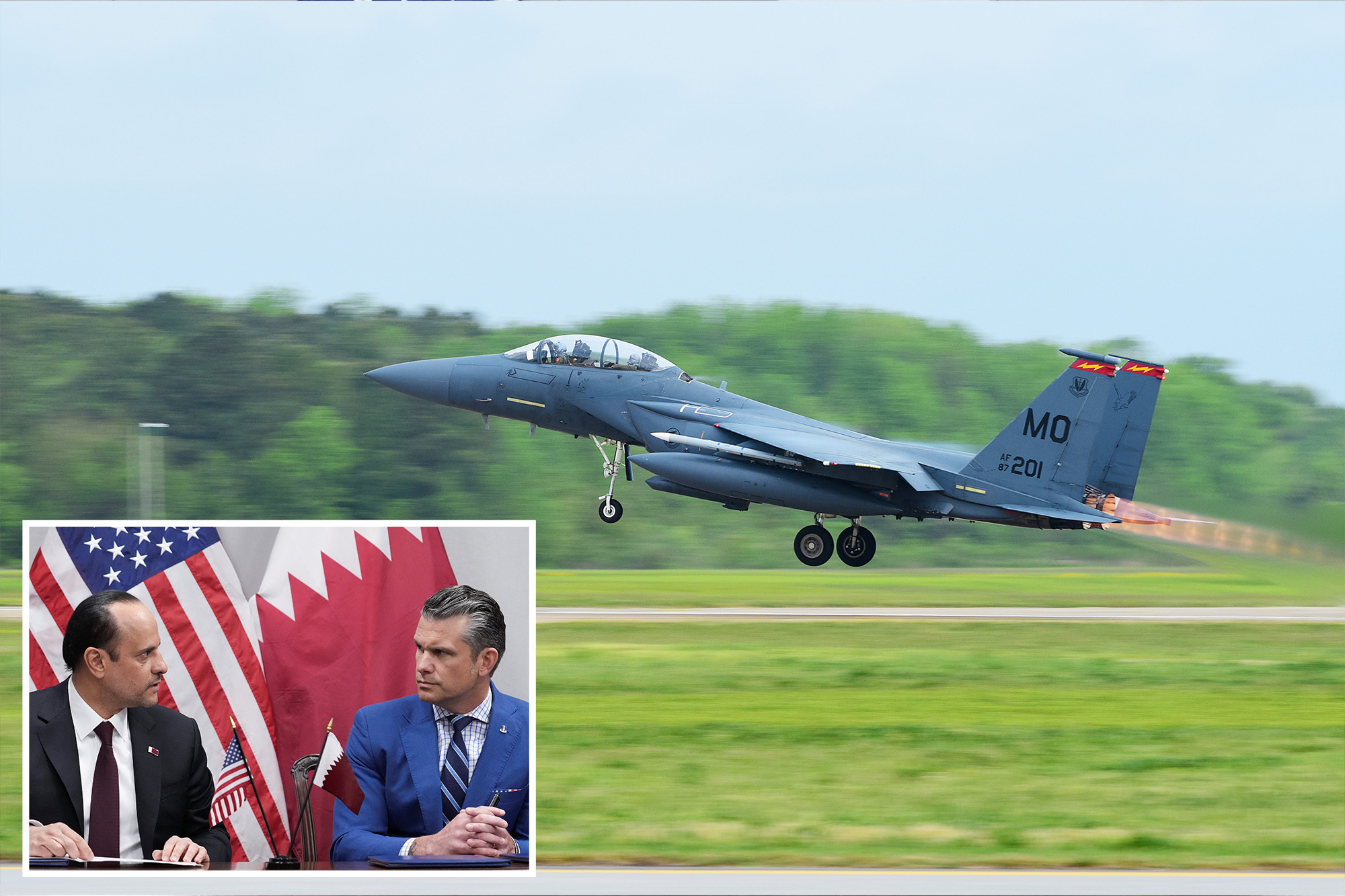 Pentagon agrees to host Qatari F-15 fighter jets and pilots at Idaho ...