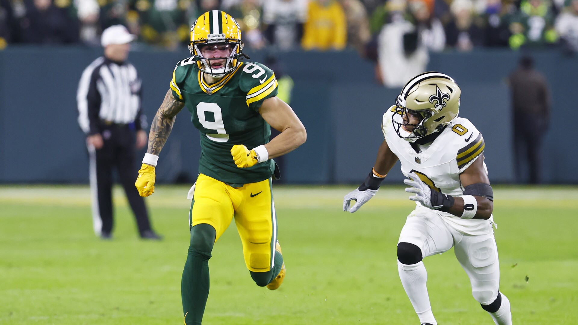 Christian Watson won't return this weekend, Brandon McManus and Rasheed ...